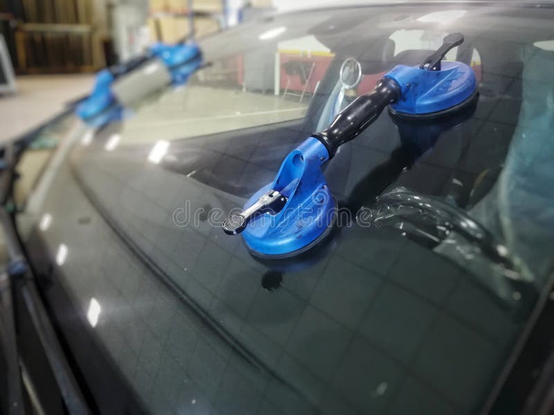 Windshield car replacement stock image. Image of glass - 102958683