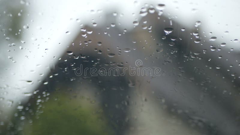 Windshield from Inside of Car, in the Background of Restaurant, Season ...