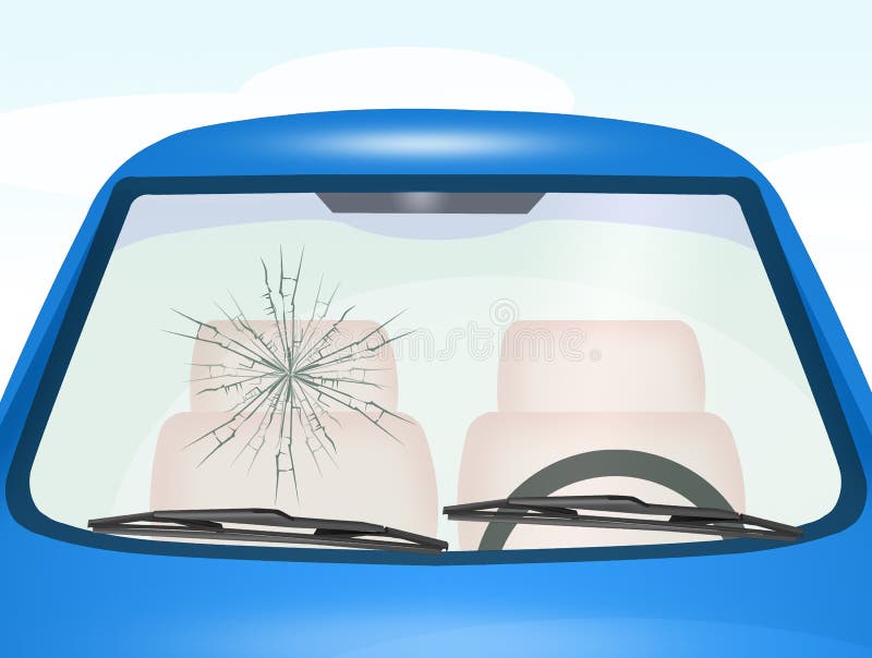 Cracked Windshield Clipart
