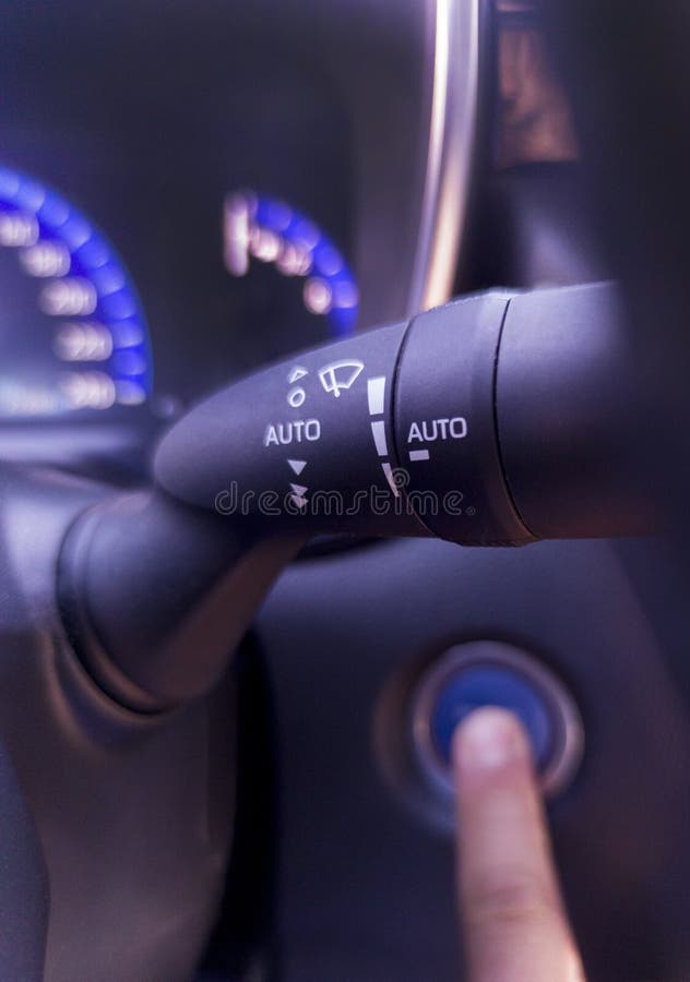 Windshield wiper lever stock image. Image of auto, dark - 294622711