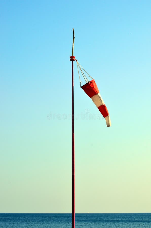 Windsock stock image. Image of weather, aviation, flight - 24265813