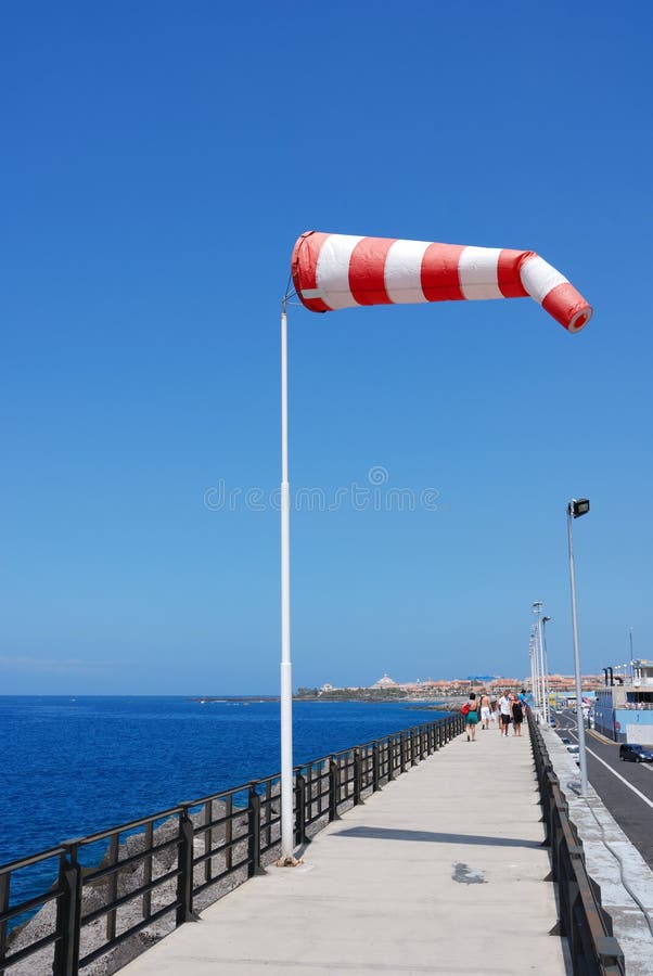 Windsock stock photo. Image of waterfront, blue, drogue - 2437388