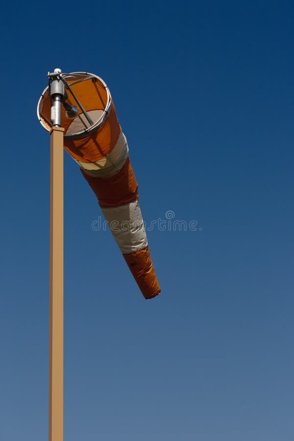 Windsock over stormy sky stock photo. Image of flow, flying - 34644308