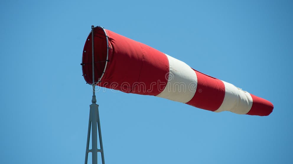 Windsock Indicator of Wind. Wind Cone Indicating Wind Direction and ...