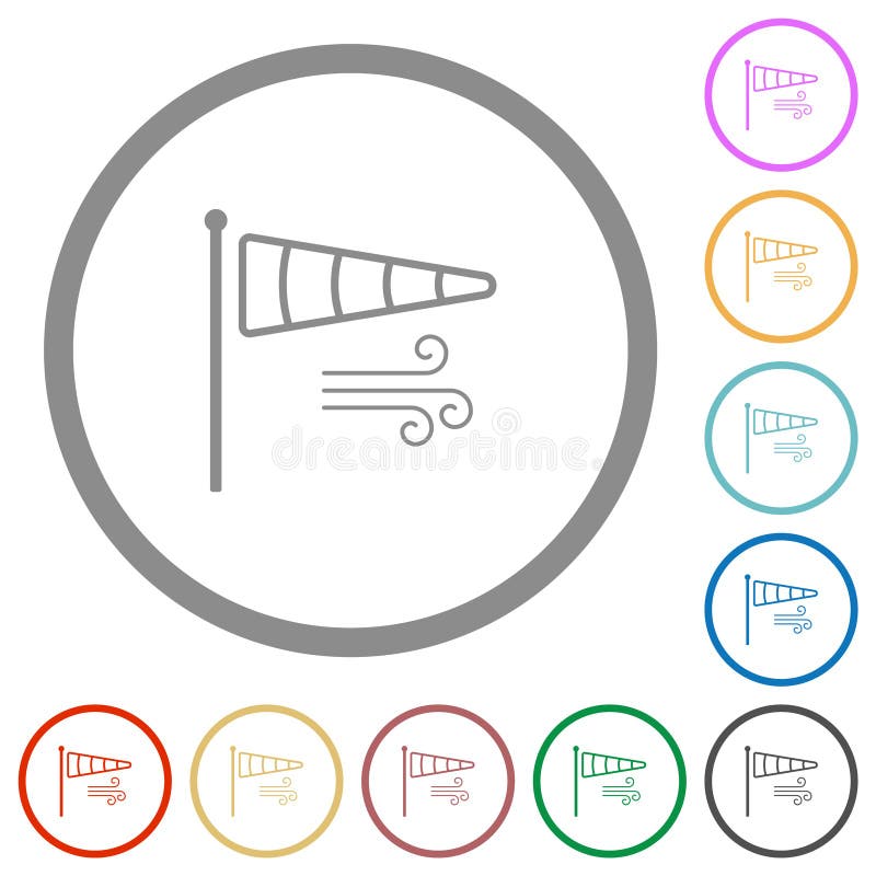 Wind Warning Symbols Stock Illustrations – 126 Wind Warning Symbols ...