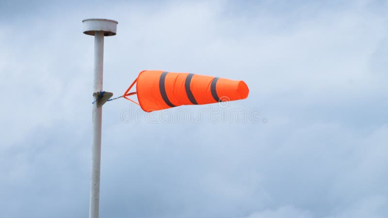 Windsock Indicator of Wind on Tank Chemical Cone Indicating Wind ...