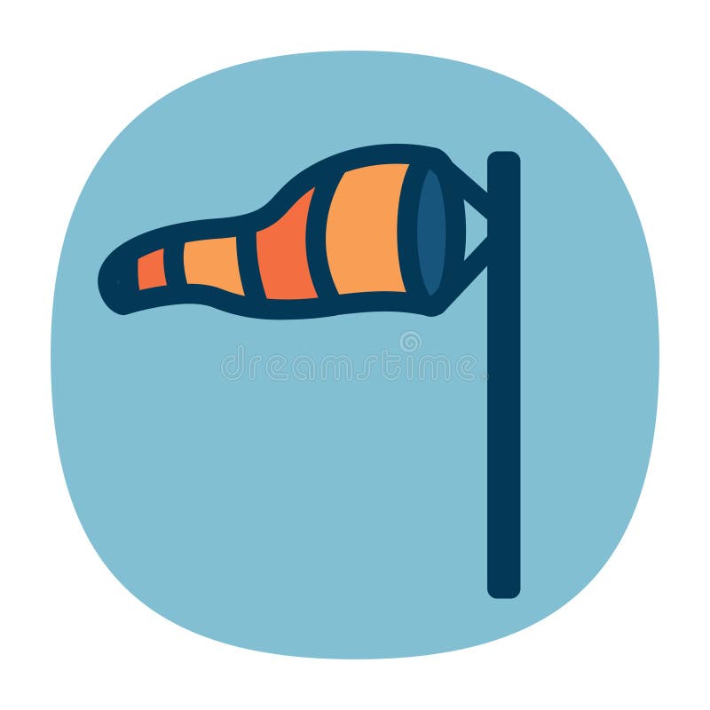 Windsock. Vector Illustration Decorative Design Stock Vector ...