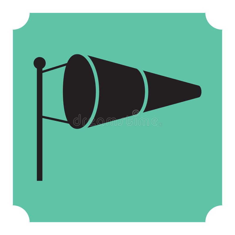 Windsock. Vector Illustration Decorative Design Stock Vector ...