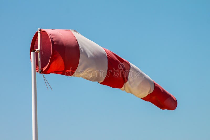 Windsok stock foto. Image of knoop, indicator, wind, blauw - 35890088