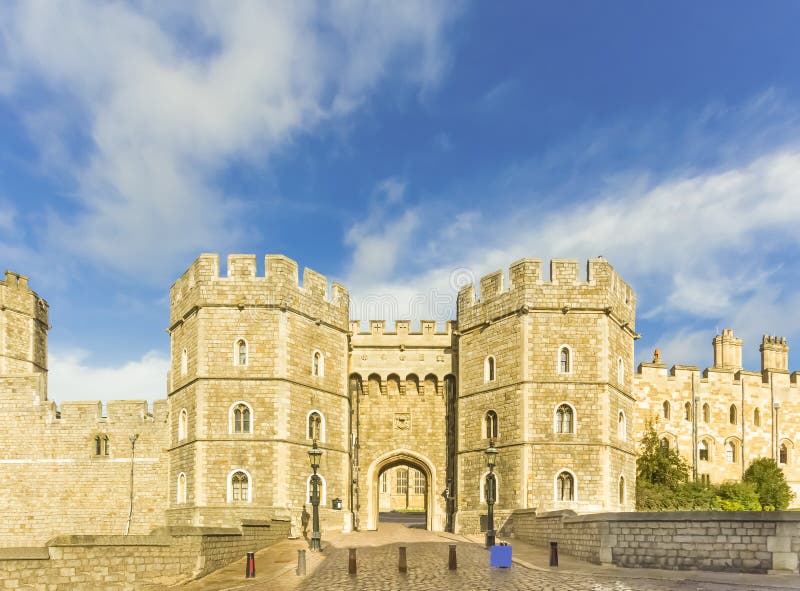 Windsor Castle stock image. Image of turrets, royal, towers - 40016939