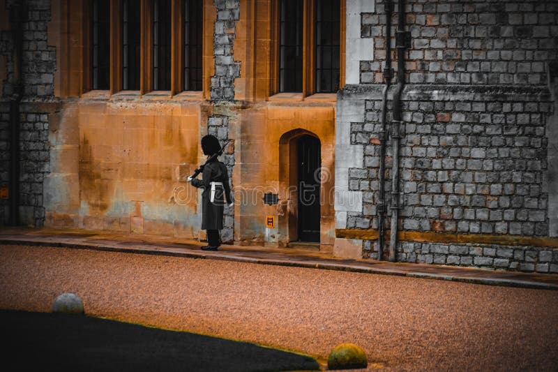 Windsor castle guards stock image. Image of uniform - 362077675