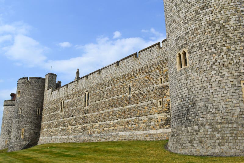 Windsor Castle Wall stock photo. Image of summer, magic - 20852272