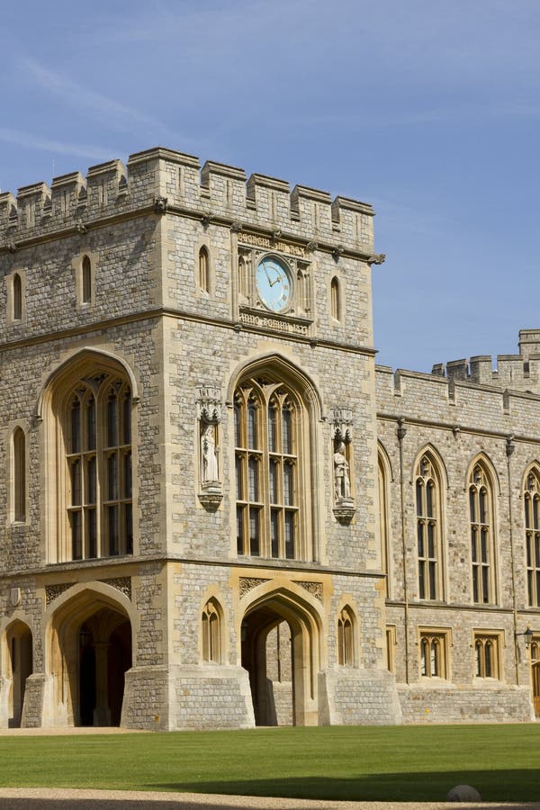 Windsor Clock Tower stock image. Image of street, summer - 21844027