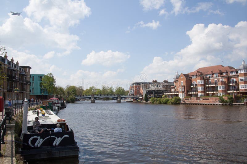 The Windsor Eton Bridge, Over the River Thames between Windsor and Eton ...