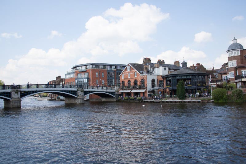 The Windsor Eton Bridge, Over the River Thames between Windsor and Eton ...