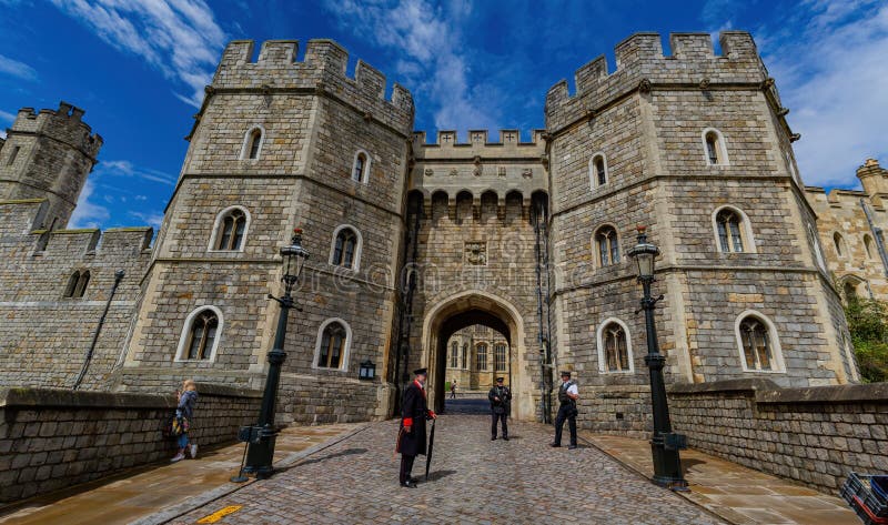 Exterior View of the Windsor Castle Editorial Stock Image - Image of ...