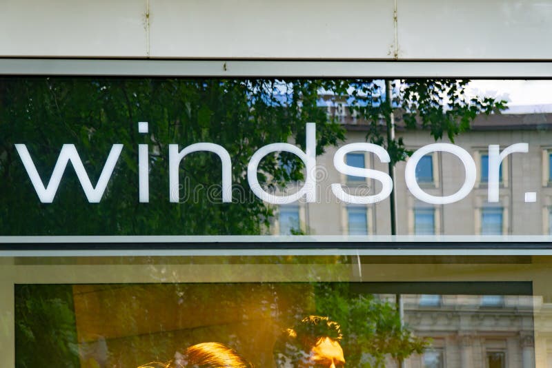 WINDSOR Logo foto de archivo editorial. Imagen de moderno - 123864308