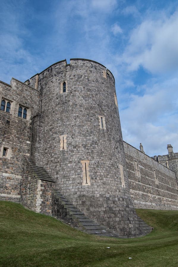 Windsor Royal Castle Walls stock photo. Image of great - 185320608