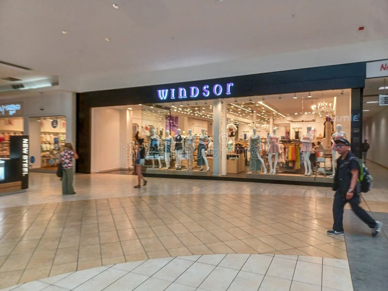Windsor Store Sign in Shopping Mall Editorial Photography - Image of ...