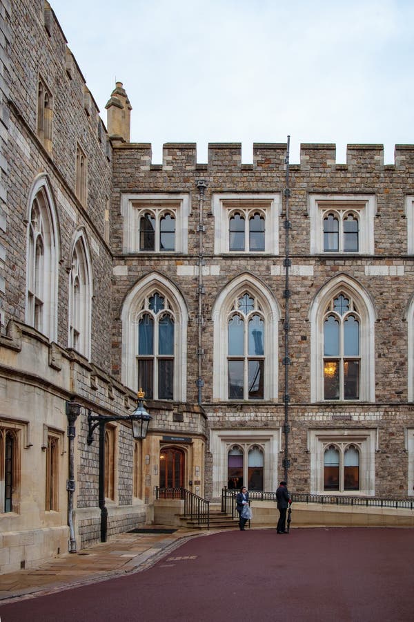 Windsor, UK, December 22nd 2022 - Windsor Castle from Outside Editorial ...