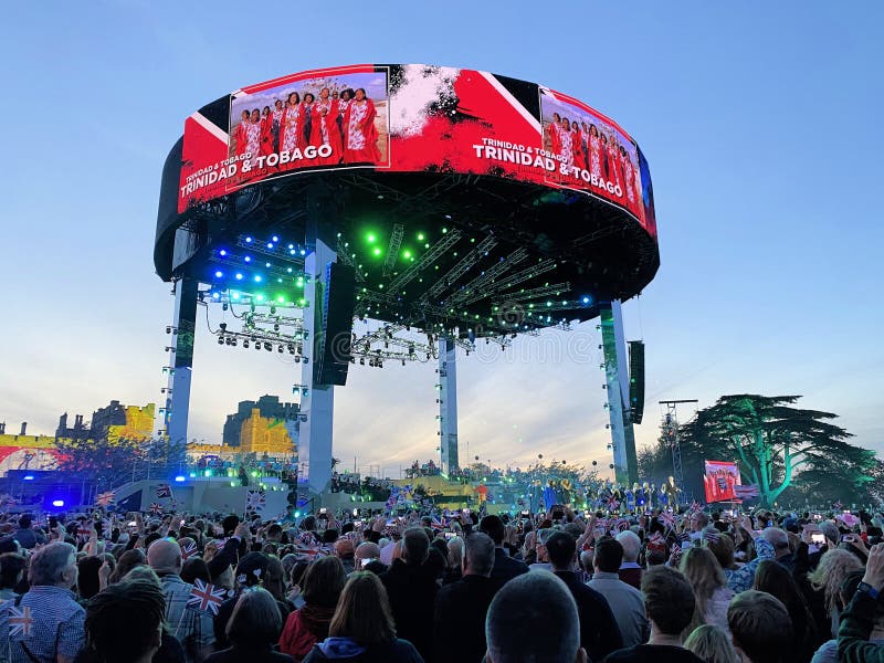 A View of the Coronation Concert at Windsor Castle Editorial ...