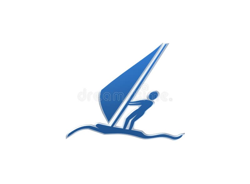 Windsurf icon stock illustration. Illustration of sketch - 79212623