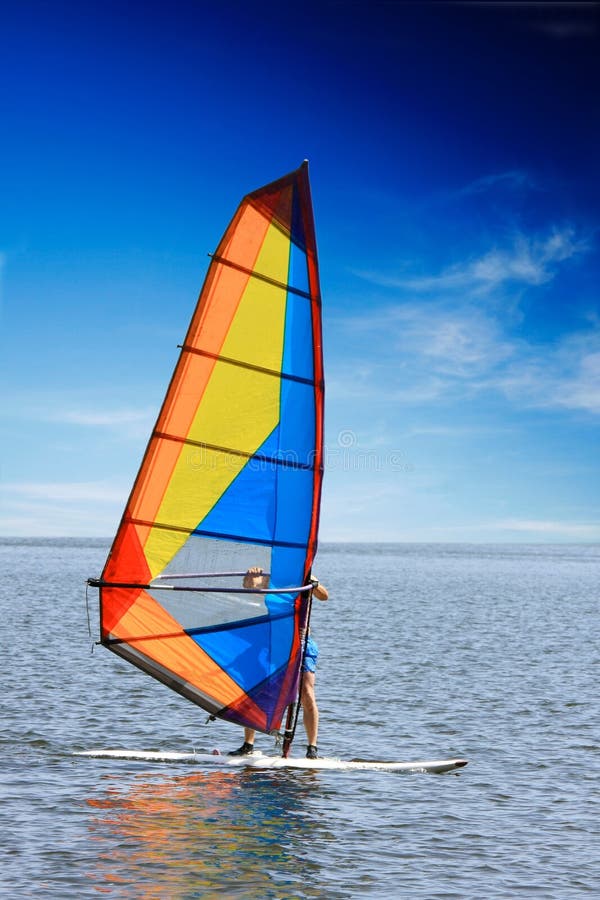 Windsurfer stock photo. Image of movement, holiday, leisure - 14681082