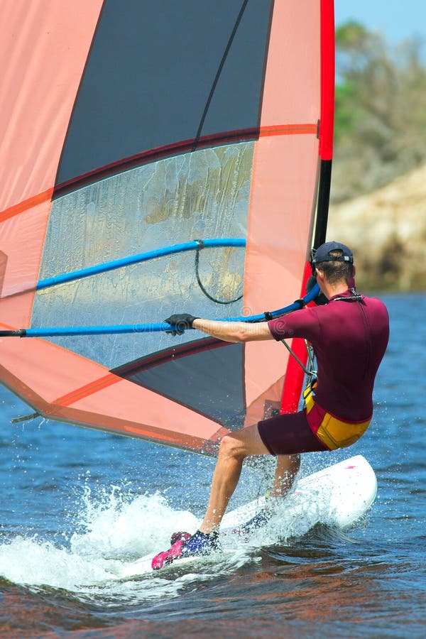 Windsurfer #27 stock image. Image of coast, sails, speed - 1784443