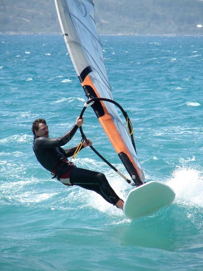 Windsurfer editorial photography. Image of jadrija, 2008 - 4938812