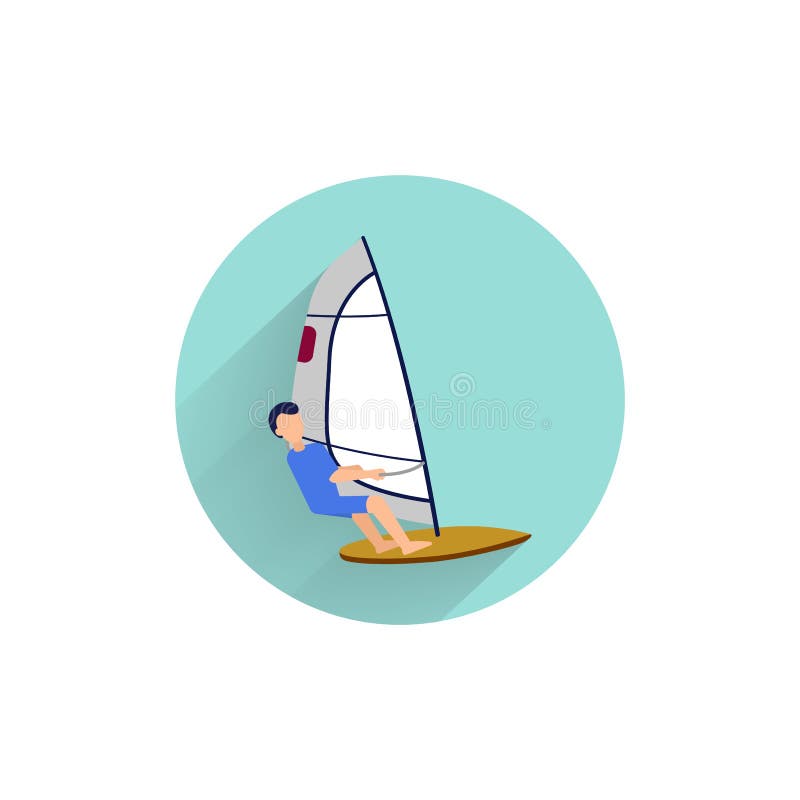 Windsurfer Icon Stock Illustrations – 862 Windsurfer Icon Stock ...