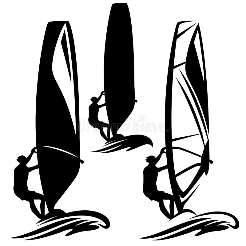 13+ Silhouette windsurfer waves Free Stock Photos - StockFreeImages