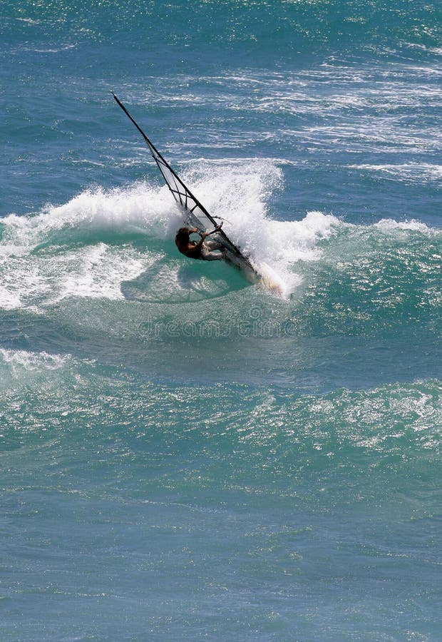 Sailboarding Windsurfing Action Sport Stock Photo - Image of board ...