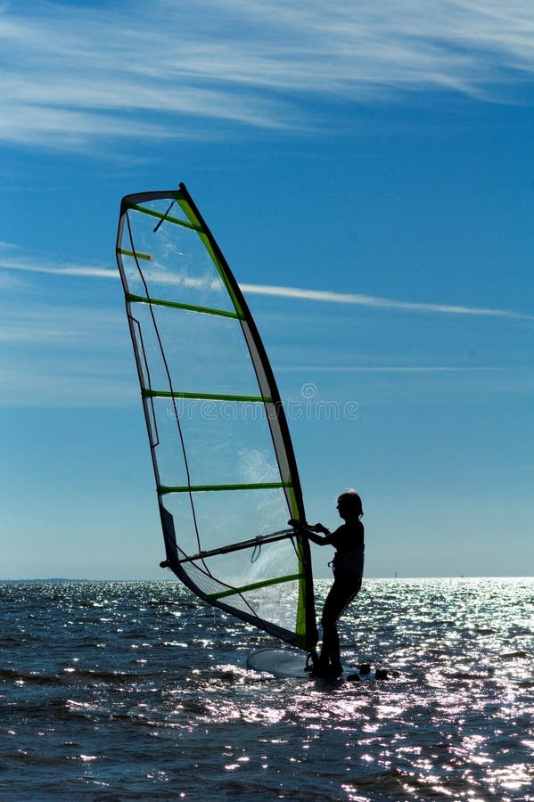 Extreme windsurfing stock image. Image of netherlands - 1192995