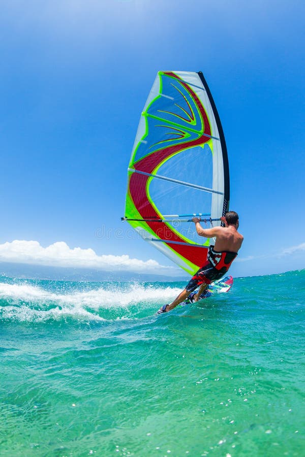 Windsurfing stock image. Image of active, action, extreme - 5167543