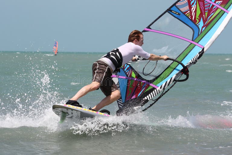 Windsurfing stock photo. Image of marine, fast, sport - 37244442