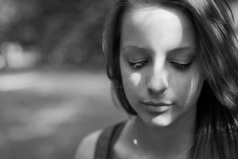 Windswept. stock photo. Image of romantic, sunshine, feminine - 19745516