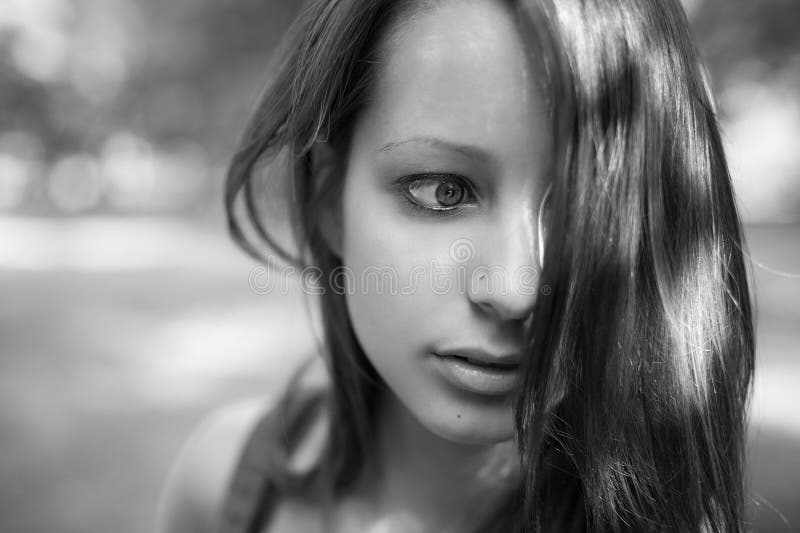 Windswept. stock photo. Image of moody, lovely, youth - 19745522