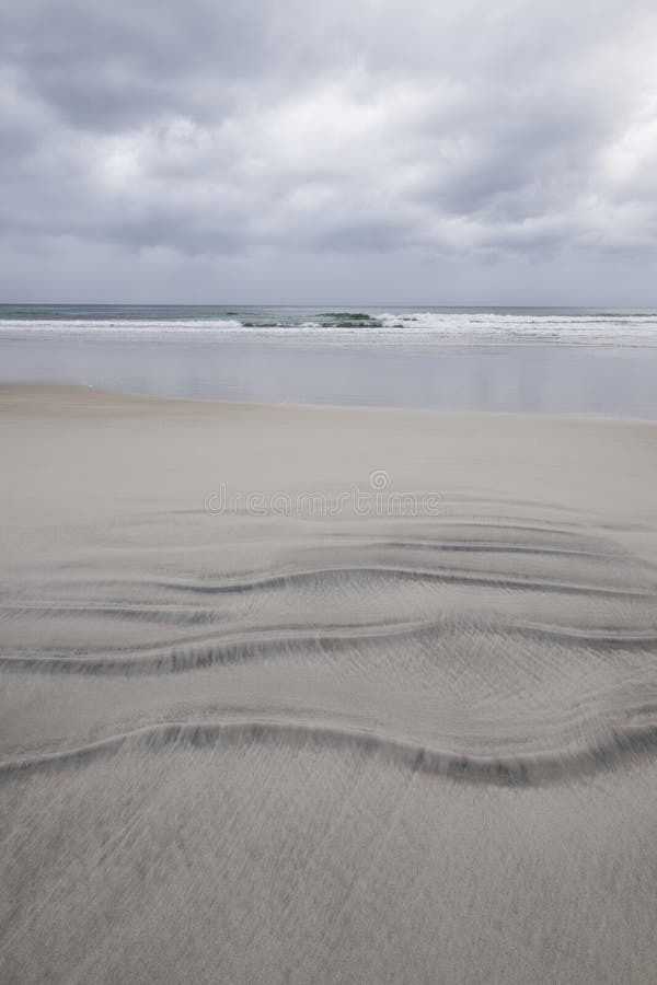 Windswept Beach on Lofoten Islands Norway Stock Image - Image of north ...