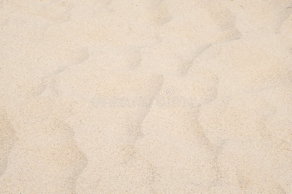 Windswept Fine Granular Beach Sand Stock Image - Image of coast ...