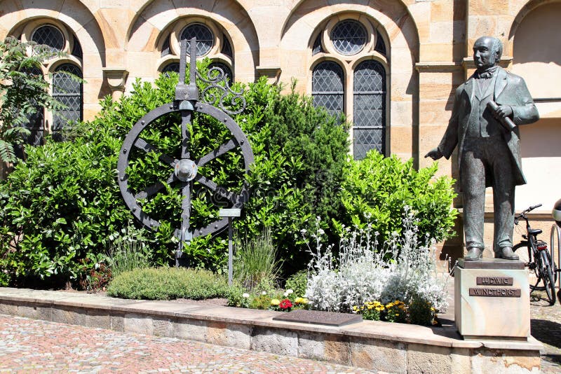 A Windthorst monument editorial stock image. Image of figure - 184825994