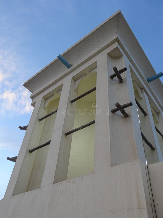 Windtower Used for Cooling the Air in Middle East Stock Photo - Image ...