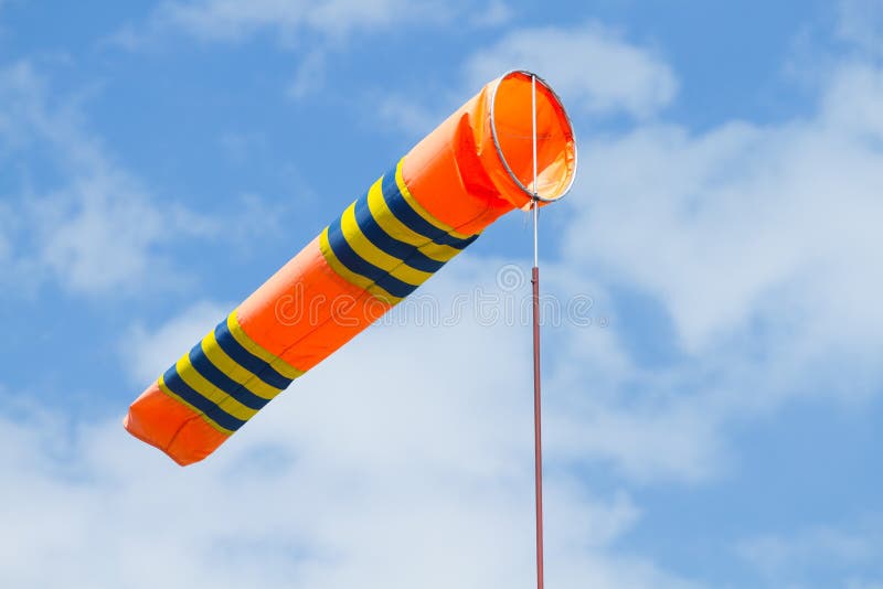 Windvlag windsock stock afbeelding. Image of windsok - 71634821