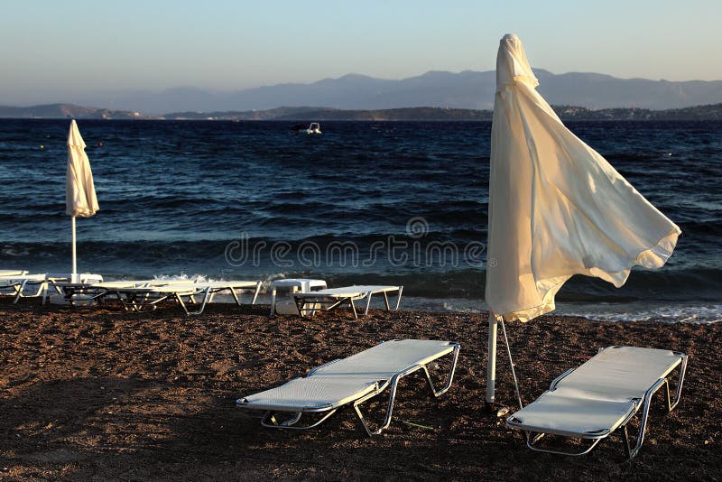 Windy beach stock photo. Image of blue, summertime, outdoor - 11742542