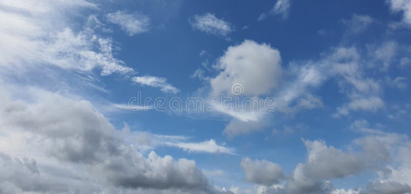Windy blue sky and cloudy stock image. Image of daytime - 200289583