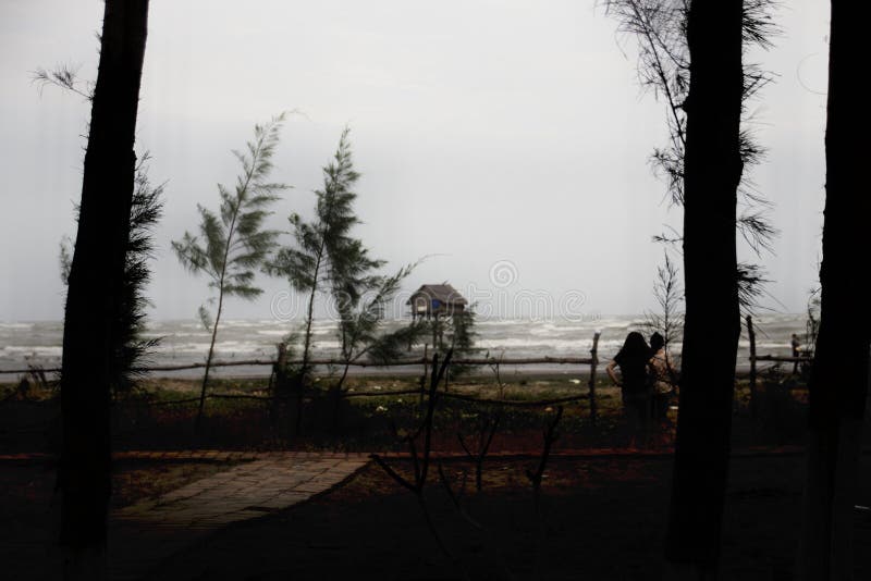 Windy Coastal Scene in Vietnam Stock Photo - Image of coastal, ocean ...