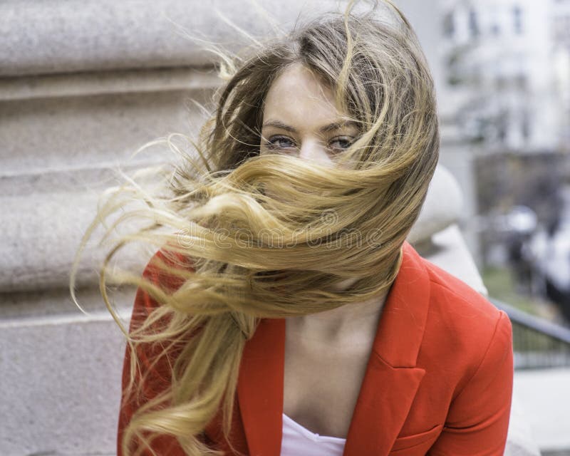 Windy Day stock image. Image of windy, outdoor, blazer - 33826451