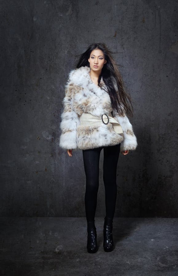 Windy fashion stock photo. Image of freedom, coat, elegance - 8724688