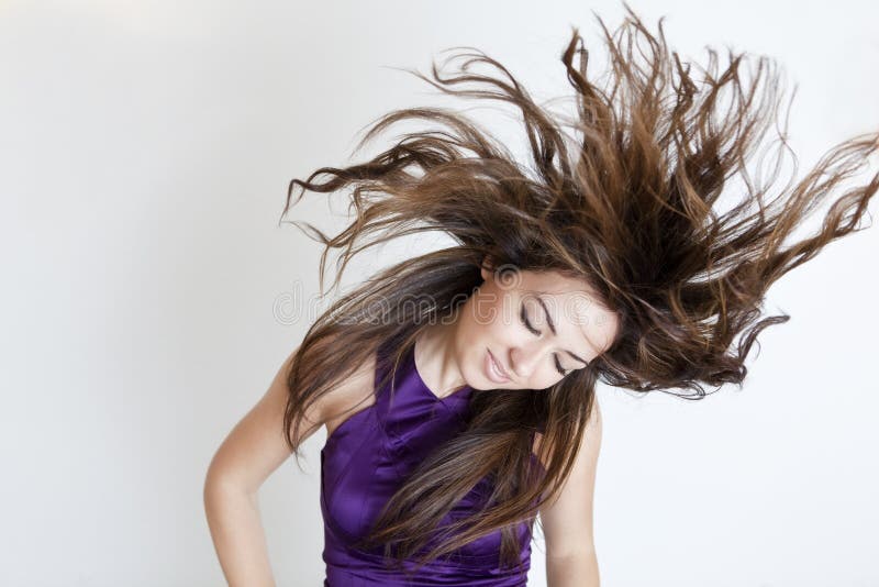 Burning hair stock image. Image of glamor, carnal, people - 6361215
