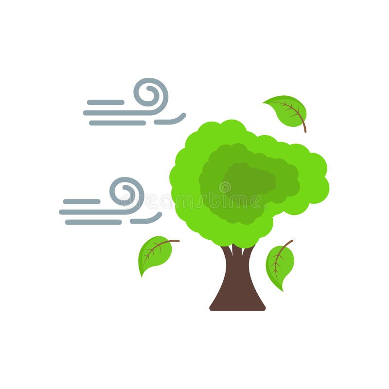 Windy Icon Vector Sign and Symbol Isolated on White Background Stock ...