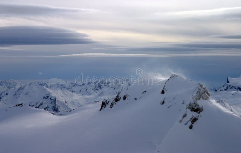 Windy summit stock photo. Image of peak, cold, glacier - 952024